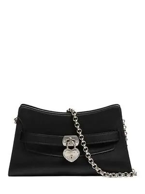 Alexander McQueen Leather Shoulder Bag - Black