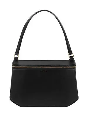 TOTEME Toteme Patent Leather Box Shoulder Bag Black