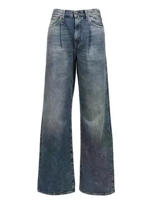 R13 Damon Washed Jeans - Blue