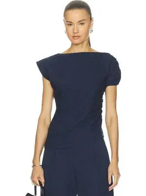 Amanda Uprichard Elroy Top - Navy