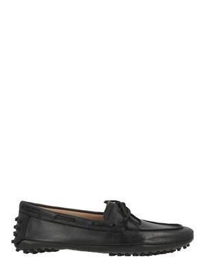 Le Monde Beryl Leather Driving Shoes - Black
