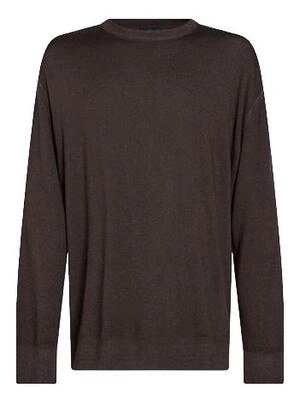 Paul & Shark PAUL & SHARK Virgin Wool Dark Brown Sweater Brown