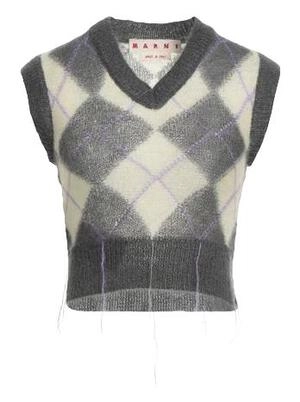 Marni Mohair Wool Polyamide Wool Sweater - Grey
