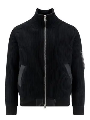 Sacai Wool Cardigan - Black