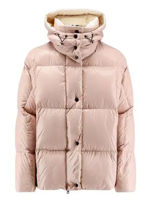 Moncler Parana Down Jacket With Contrasting Interior - Pink