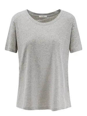 THE ROW Dera Cotton T-shirt - Grey