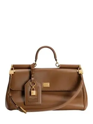 Dolce & Gabbana My Sicily Leather Bag - Brown