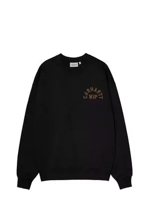 Carhartt Work In Progress CARHARTT WIP Arch Script Cotton Blend Sweatshirt Black