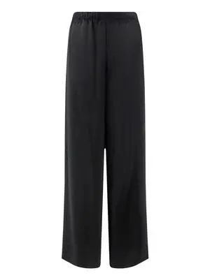 VINCE VINCE. Wide Leg Trousers With Side Lace Insert