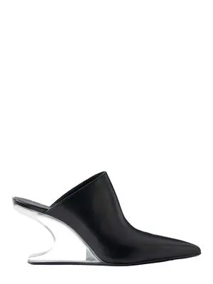 Rick Owens Cantilever Leather Pumps - Black