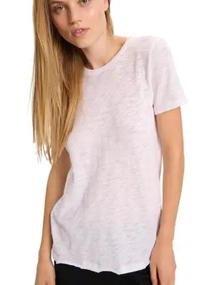 ATM Anthony Thomas Melillo Slub Jersey Destroyed Crew Neck T-shirt - White