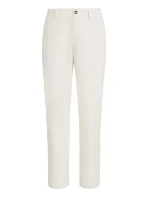 Brunello Cucinelli Brunello Cucinelli Corduroy Straight Trousers White