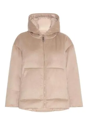 Max Mara Cashmere Hooded Jacket - Brown