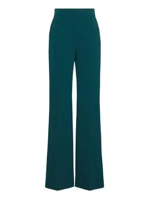 Max Mara Max Mara Flared Tuxedo Trousers Green