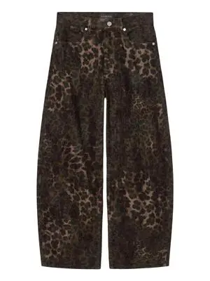 ALLSAINTS Sadie Barrel-leg Jeans - Brown