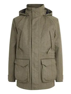 PURDEY Purdey Tweed Stripe Yorkshire Field Coat