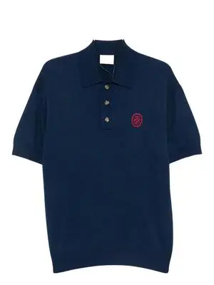 Drole De Monsieur Short-sleeved Polo Shirt - Blue