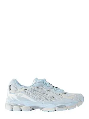 Asics Suede-trimmed Mesh Sneakers - No