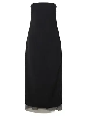 KALLMEYER Straight Strapless Dress - Black