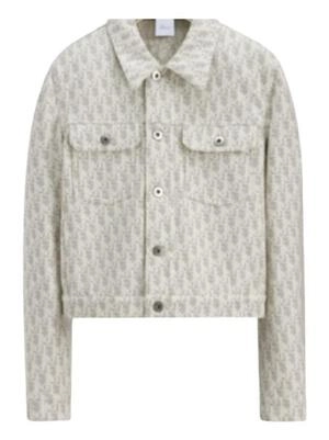 Dior Long-sleeve Denim Jacket - Grey