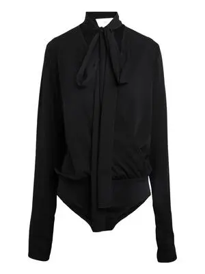 Sportmax Solid-color Long-sleeve Jumpsuit - Black