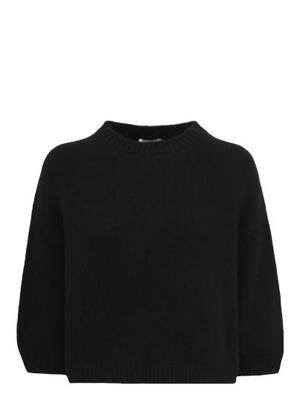 KHAITE Khaite Crew-Neck Long-Sleeve Knit Top