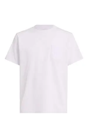 Sacai Crew Neck Short-sleeved T-shirt - White