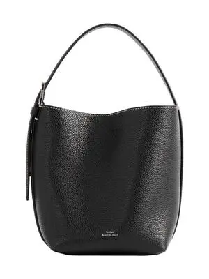 TOTÊME Toteme Grained-Leather Belted Tote