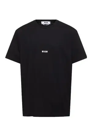MSGM Crew Neck Short-sleeve T-shirt - Black