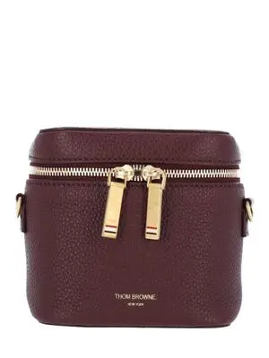 Thom Browne Zip-top Box Clutch Bag - Red