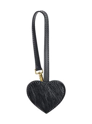 ATP ATELIER Venosta Pony And Leather Key Chain - Black