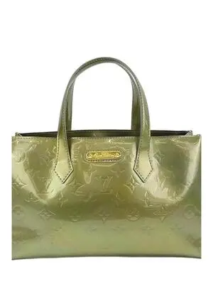 LOUIS VUITTON Monogram Vernis Wilshire Handbag - Green