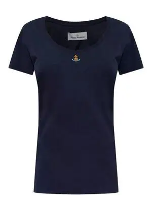 VIVIENNE WESTWOOD Lollo Cotton T-shirt - Blue