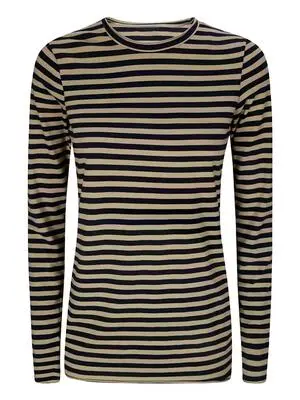 Labo.art Striped Jersey Long-sleeve T-shirt - Neutrals