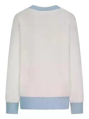 HOUSE OF GRAVITY Club Contrast-trim Cardigan - Neutrals