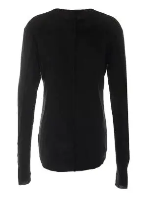 THOM KROM Long-sleeve Crew Neck Top - Black