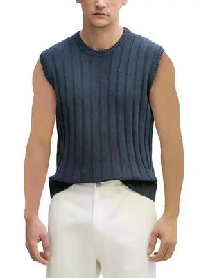 SISLEY Sisley Ribbed-Knit Sweater Vest