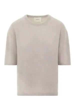 LISA YANG Cashmere Maren T-shirt - Neutrals