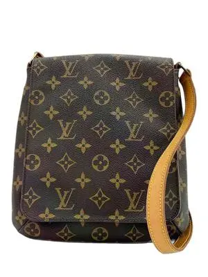 LOUIS VUITTON Louis Vuitton 1998 Monogram Canvas Musette Salsa Shoulder Bag Brown