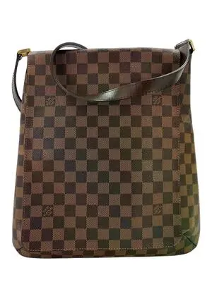 LOUIS VUITTON Louis Vuitton Damier Ebène Musette Shoulder Bag Brown