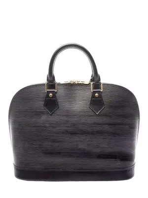 LOUIS VUITTON 1997 Alma Epi Tote Bag - Black