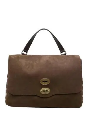 ZANELLATO Postina Jones Leather Shoulder Bag - Brown
