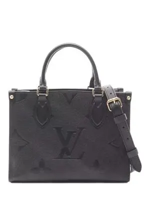 LOUIS VUITTON Monogram Empreinte Handbag - Black