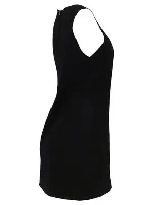 DOLCE & GABBANA Dolce & Gabbana Wool Scoop-Neck Mini Dress