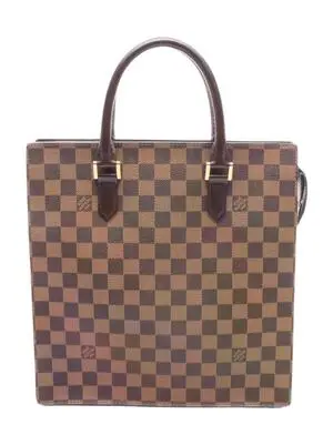 LOUIS VUITTON Louis Vuitton 2004 PM Venice Damier Ebène Tote Bag