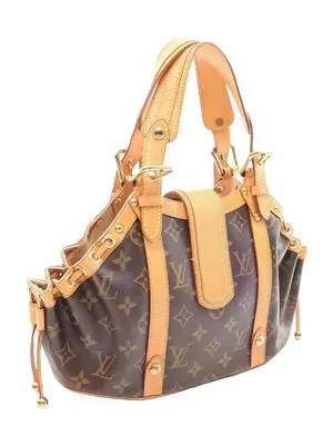 LOUIS VUITTON Monogram Theda Pm Handbag - Brown