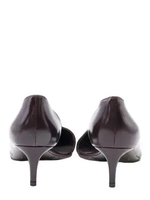 KHAITE KHAITE Pointed-Toe Leather Pumps