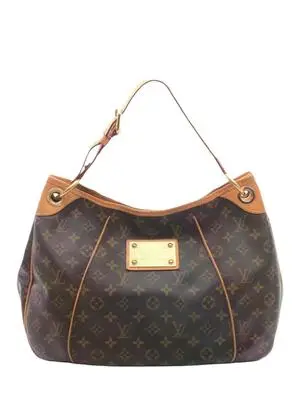 LOUIS VUITTON Louis Vuitton Galliera Monogram Canvas Tote Bag Brown
