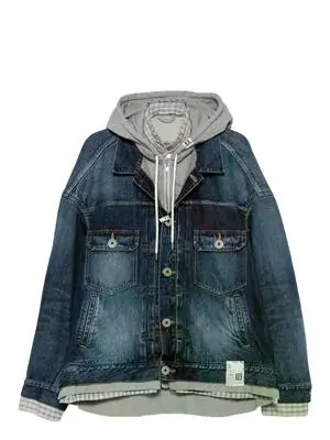 MIHARA YASUHIRO Layered-effect Denim Jacket