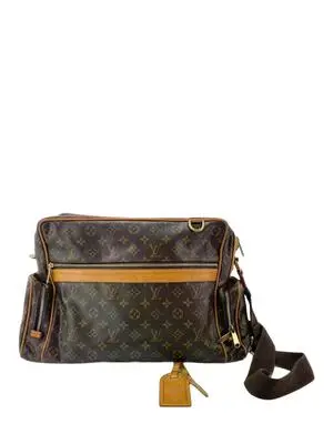 LOUIS VUITTON Monogram Canvas Shoulder Bag - Brown